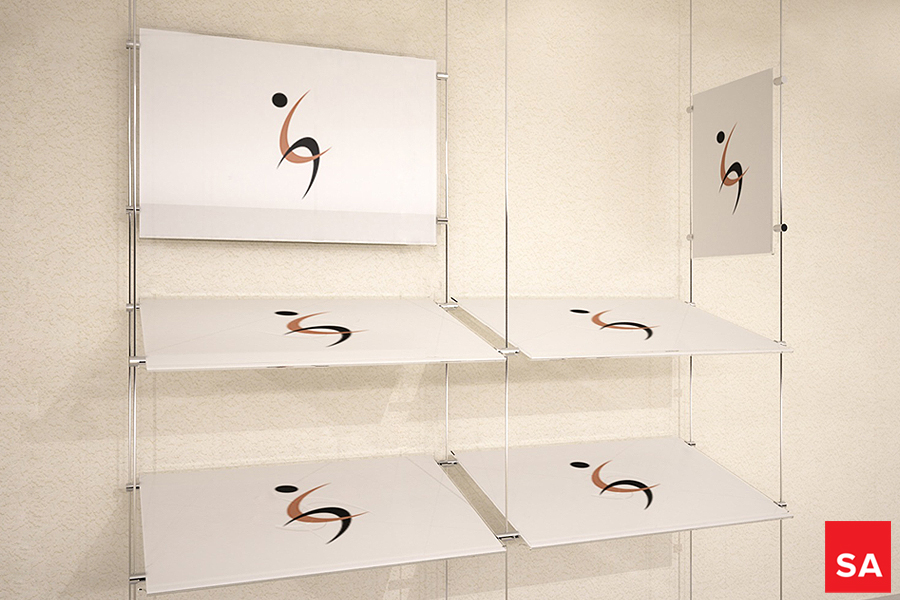 Single Sided Shelf Support - Cable Hanging Systems - Display Hardware